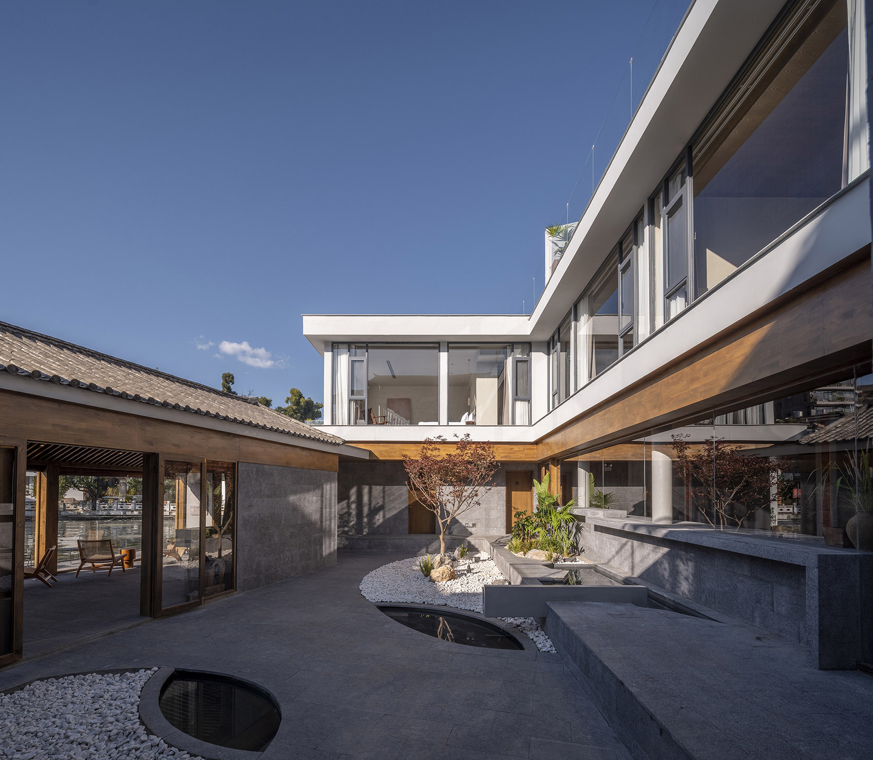 Dali Shuanglang Landscape poetry house by 3andwich Design/He Wei Studio - 谷德设计网