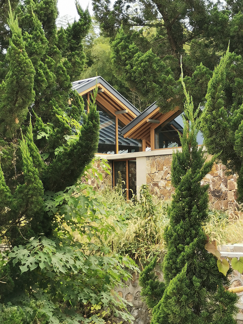 Tourist service station of Tangshan Ape Man Cave by Architectural ...