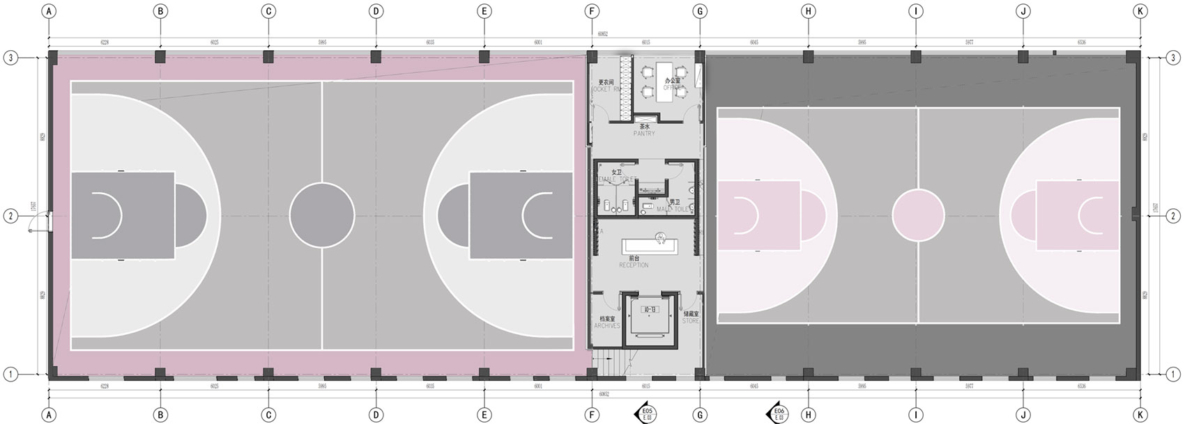 Elmtsports Basketball Hall by Parallect Design - 谷德设计网