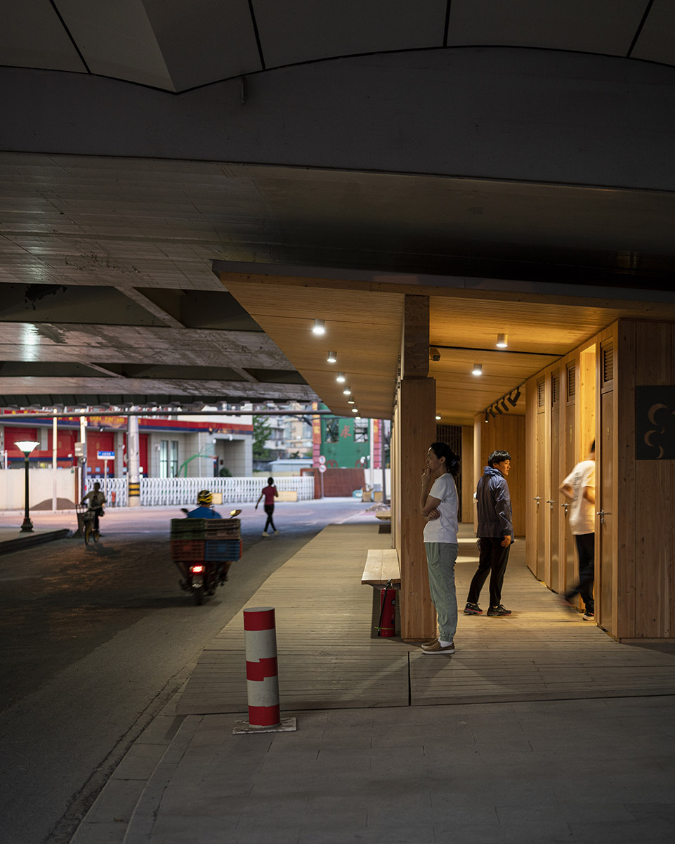 Service Station Under Wuning Road Bridge, Suzhou Creek, Shanghai by ...
