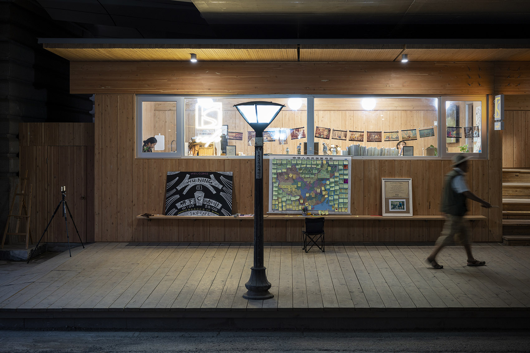 Service Station Under Wuning Road Bridge, Suzhou Creek, Shanghai by ...