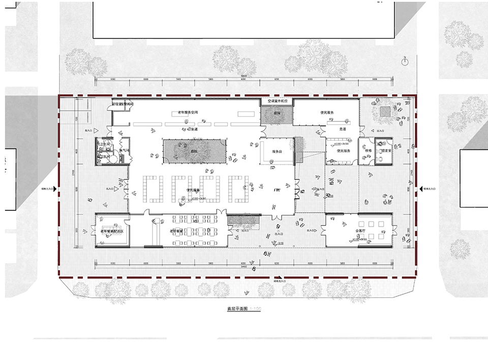 XingHuaDongLi Neighboring Courtyard Market, China by BIAD - 谷德设计网