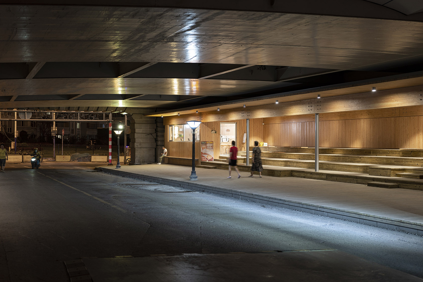 Service Station Under Wuning Road Bridge, Suzhou Creek, Shanghai by ...