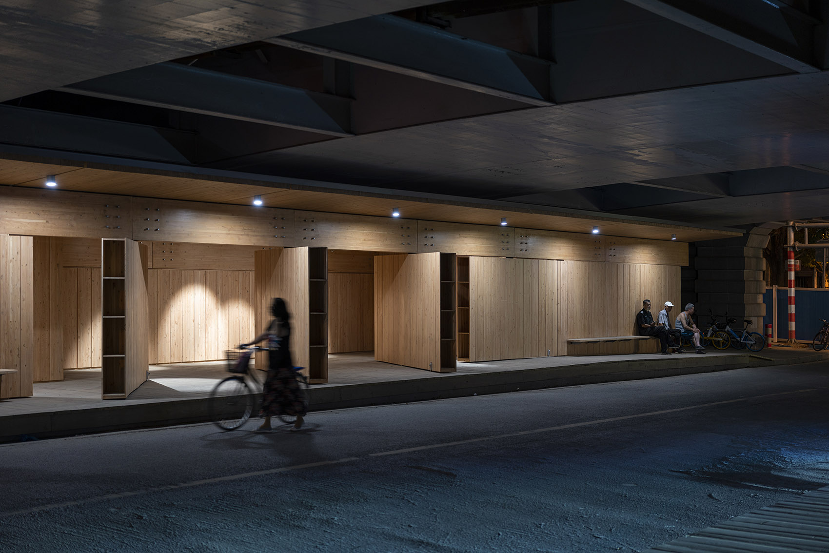 Service Station Under Wuning Road Bridge, Suzhou Creek, Shanghai by ...