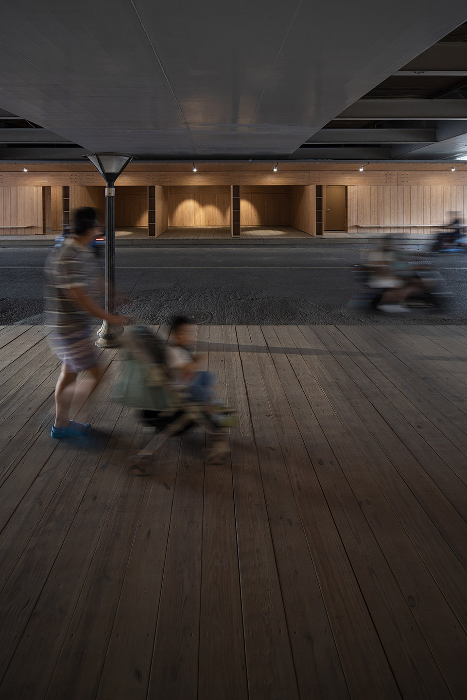 Service Station Under Wuning Road Bridge, Suzhou Creek, Shanghai by ...