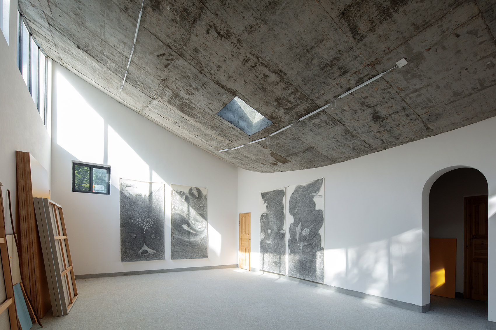 A Rural Art Studio by Jumping House Lab - 谷德设计网