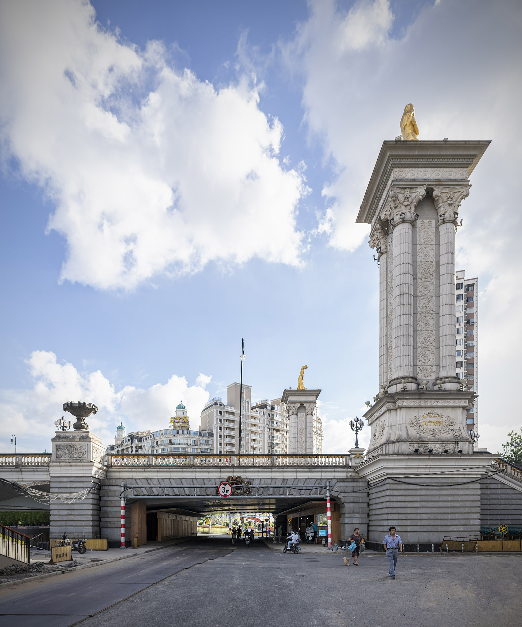 Service Station Under Wuning Road Bridge, Suzhou Creek, Shanghai by ...
