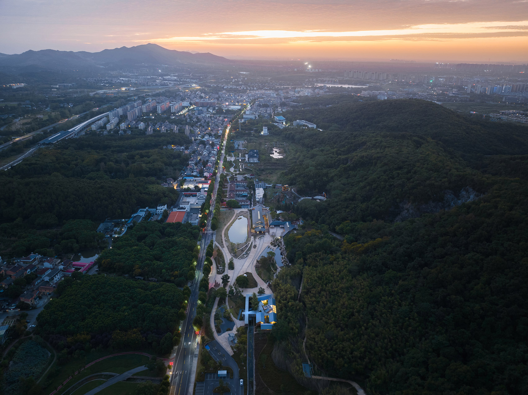 Tourist service station of Tangshan Ape Man Cave by Architectural ...