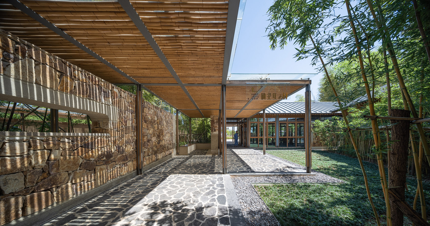 Tourist service station of Tangshan Ape Man Cave by Architectural ...