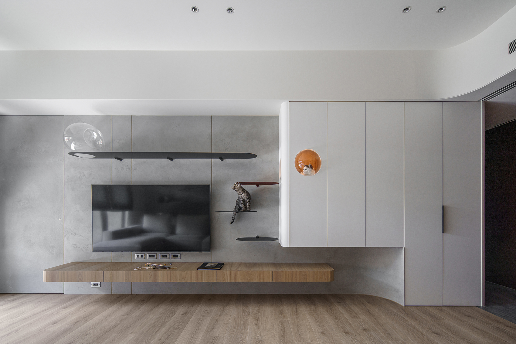 A Path Amongst Cats Residence By AODA InteriorDesign - 谷德设计网