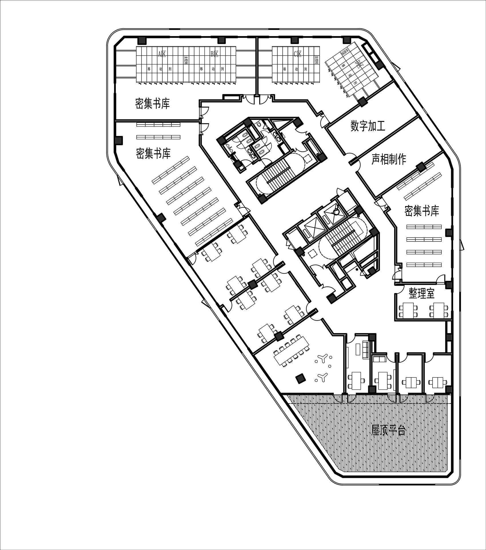 The Second Graphic Information Center by Tongji Architectural Design ...