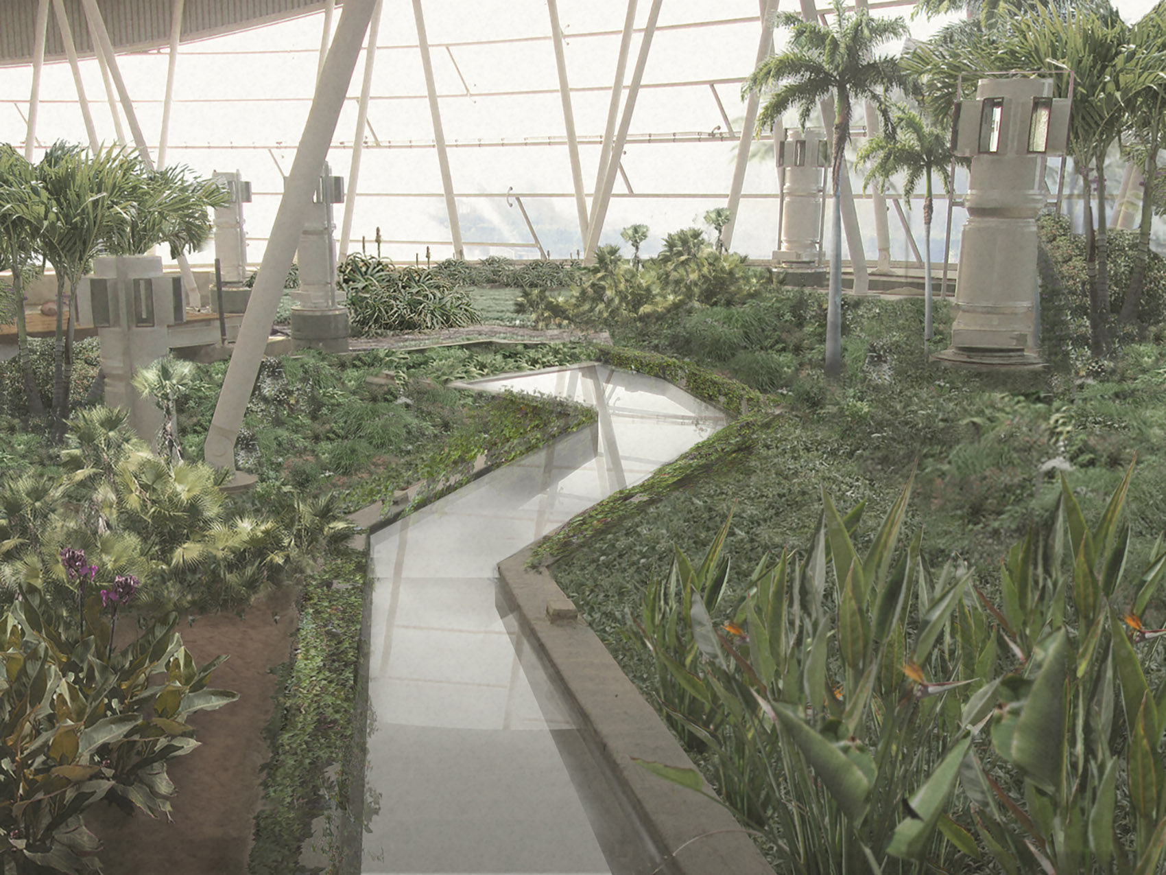 Tri-climatic Biosphere, Abu Dhabi, UAE by Leeser Architecture - 谷德设计网