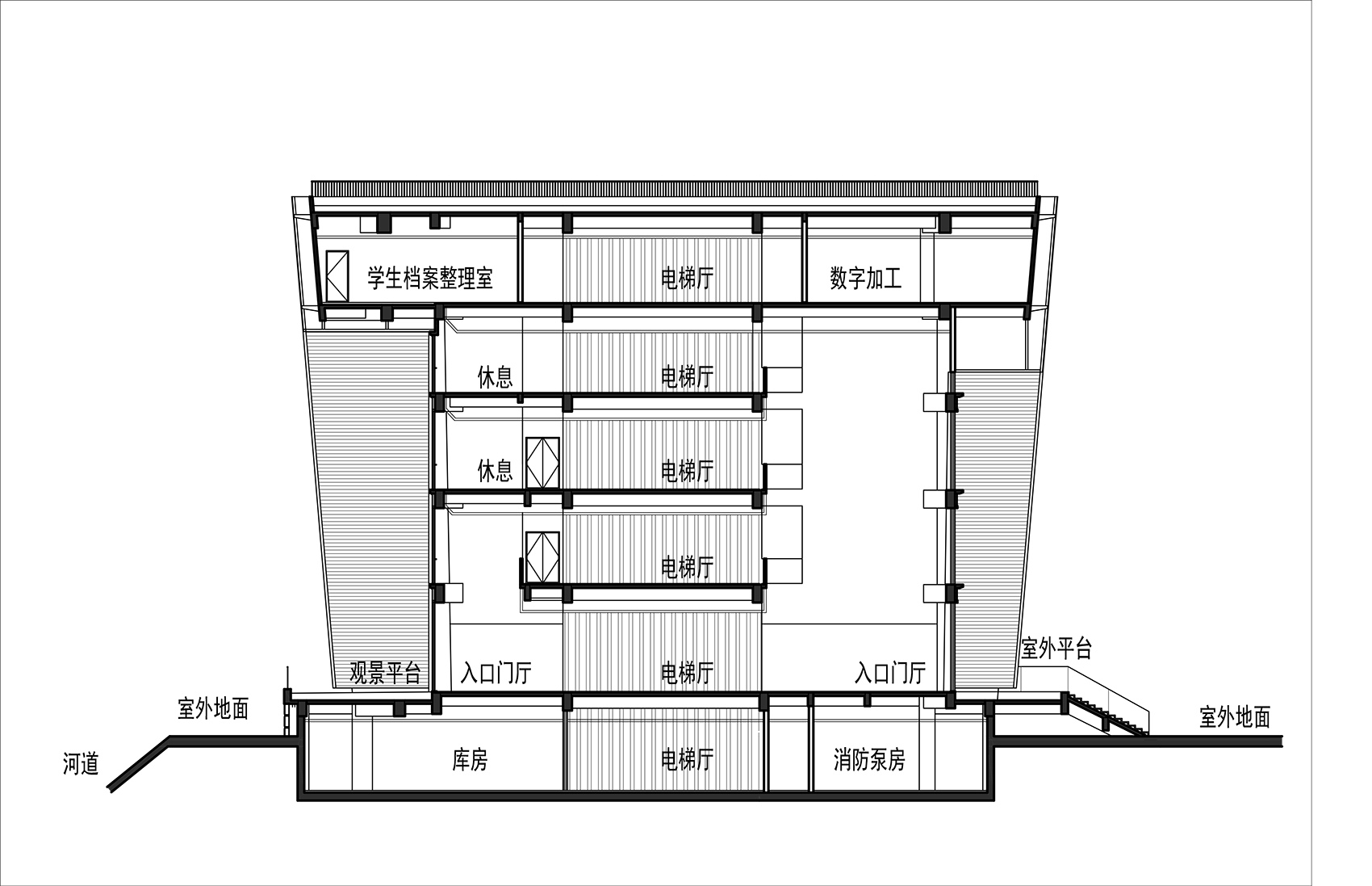 The Second Graphic Information Center by Tongji Architectural Design ...