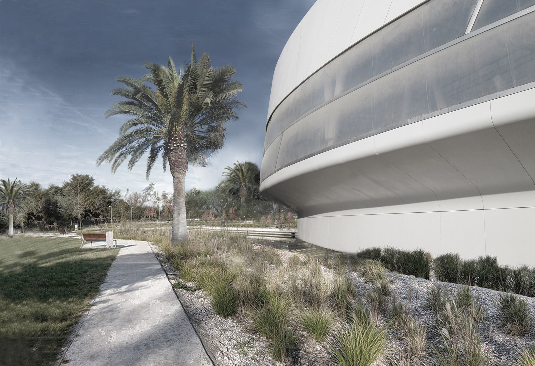 Tri-climatic Biosphere, Abu Dhabi, UAE by Leeser Architecture - 谷德设计网