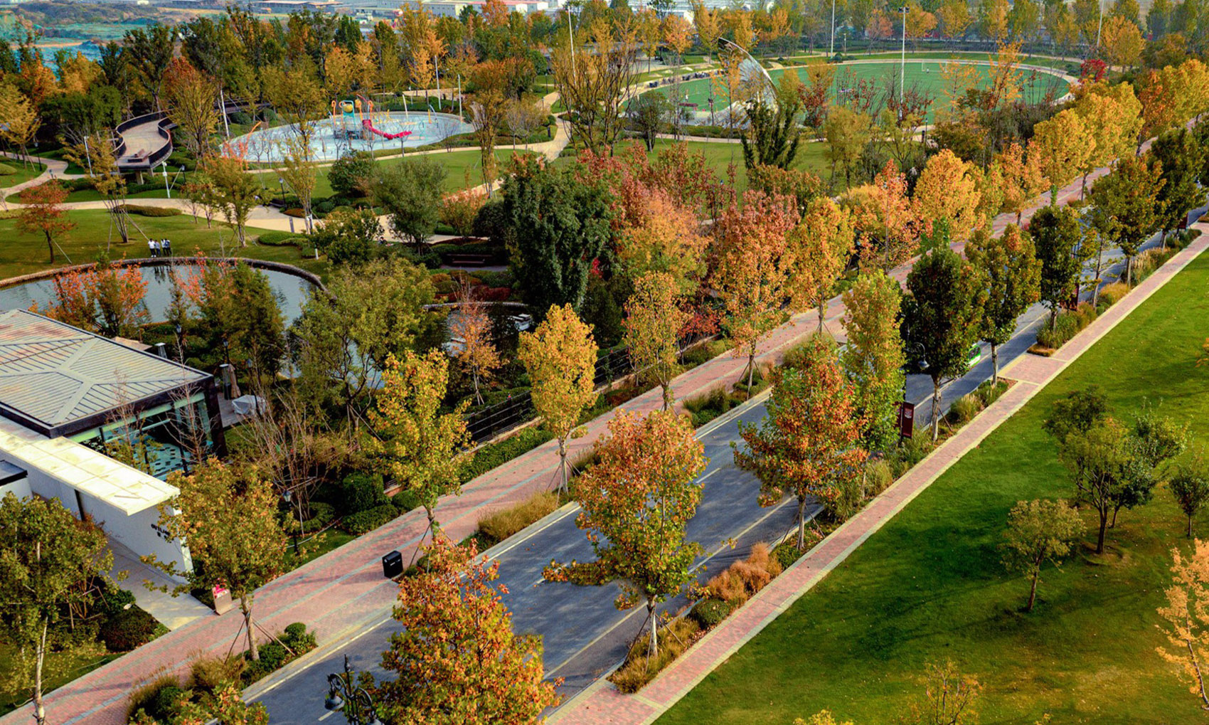 Pulo Ideal Park Market by Horizon & Atmosphere Landscape - 谷德设计网