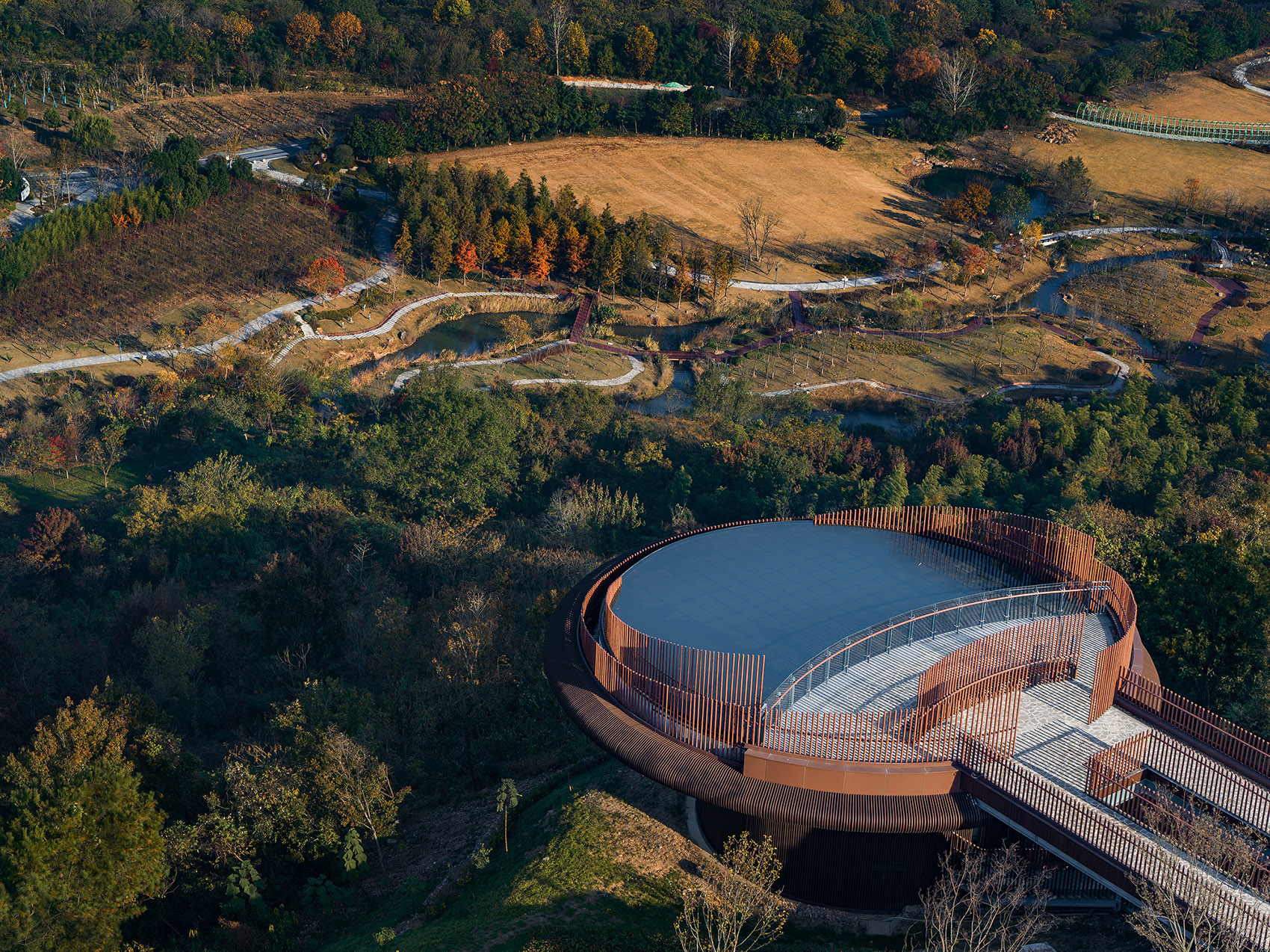 The fire lookout at the top of hill by Architectural and Engineers Co ...