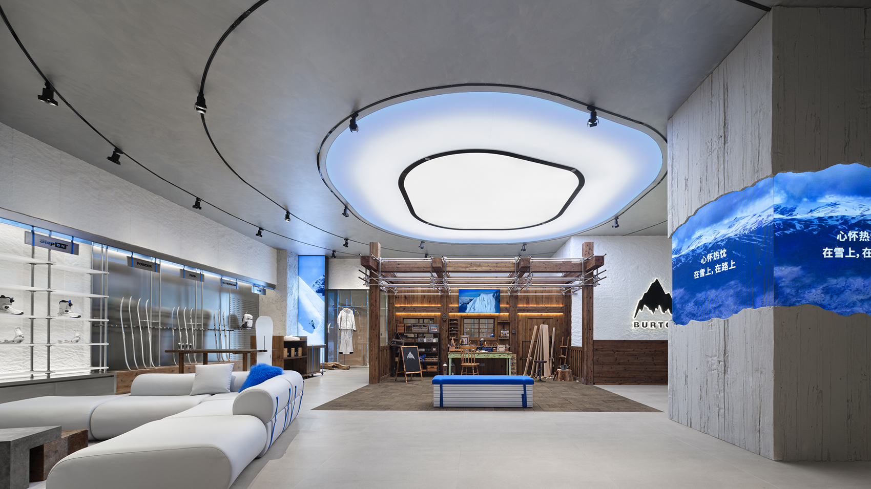 BURTON Chengdu flagship store By SA&BOO Studio - 谷德设计网