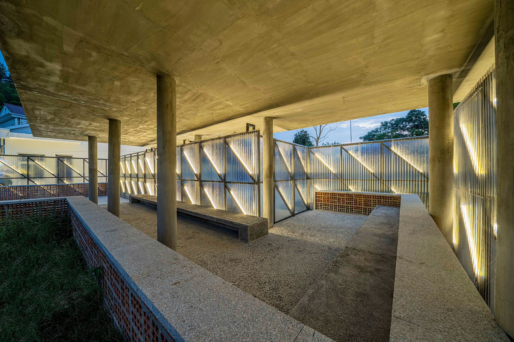 Entrance Design of Rural Training Center in Niujiaochong Village By Fu ...