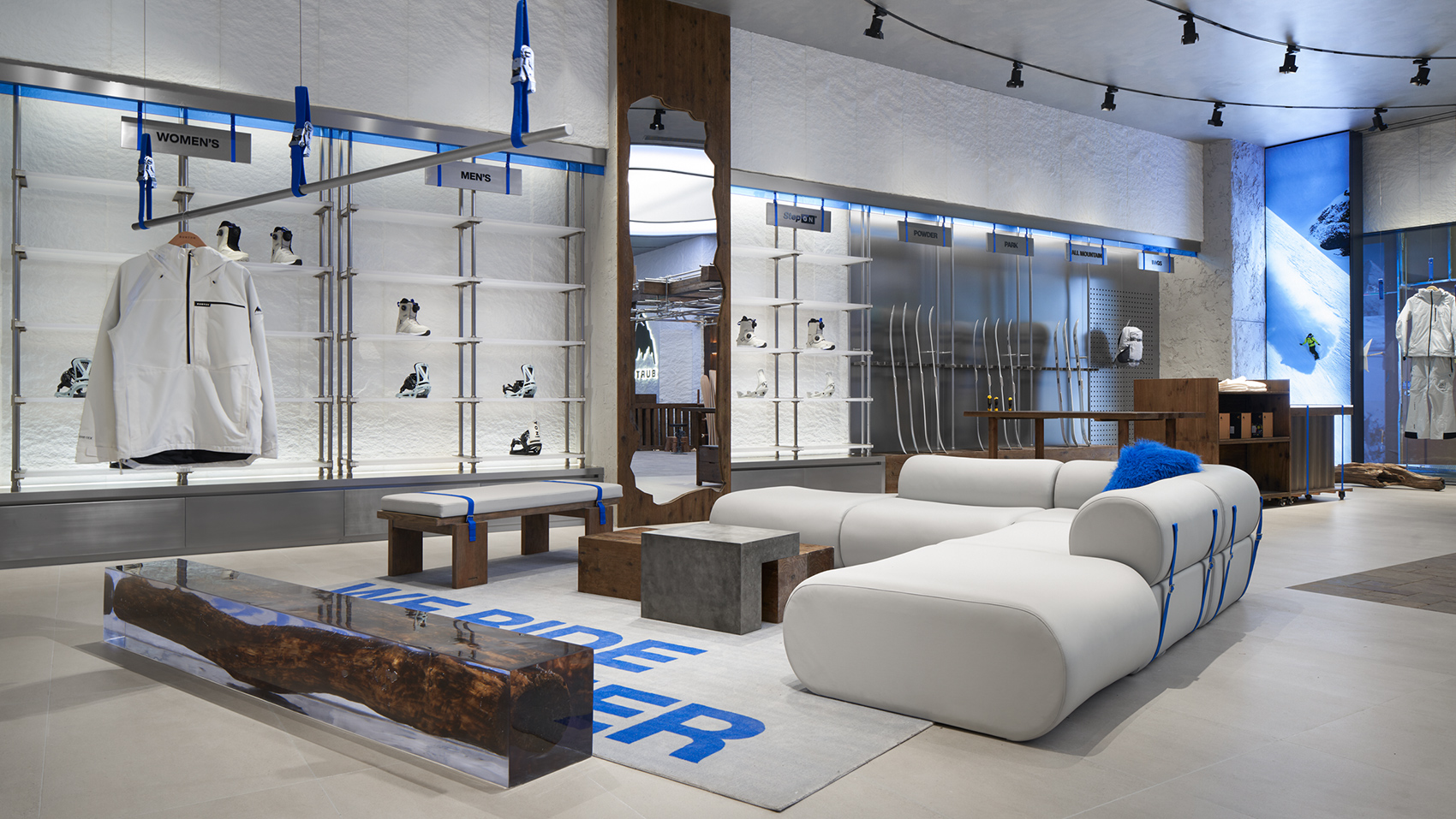 BURTON Chengdu flagship store By SA&BOO Studio - 谷德设计网