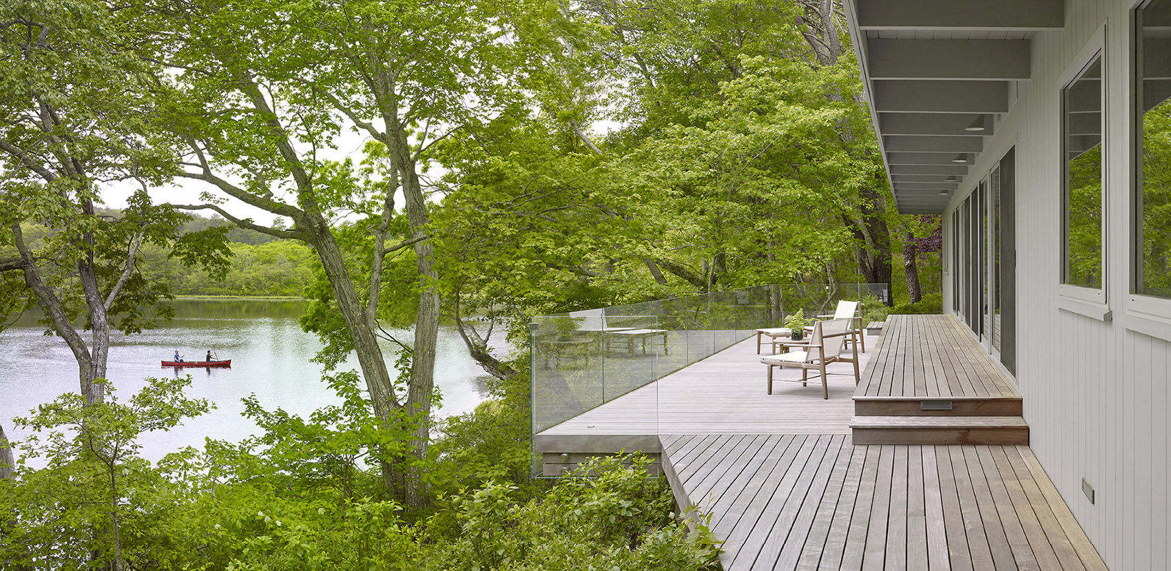 2021 ASLA RESIDENTIAL DESIGN AWARD OF HONOR: Pond House / LeBlanc Jones - 谷德设计网