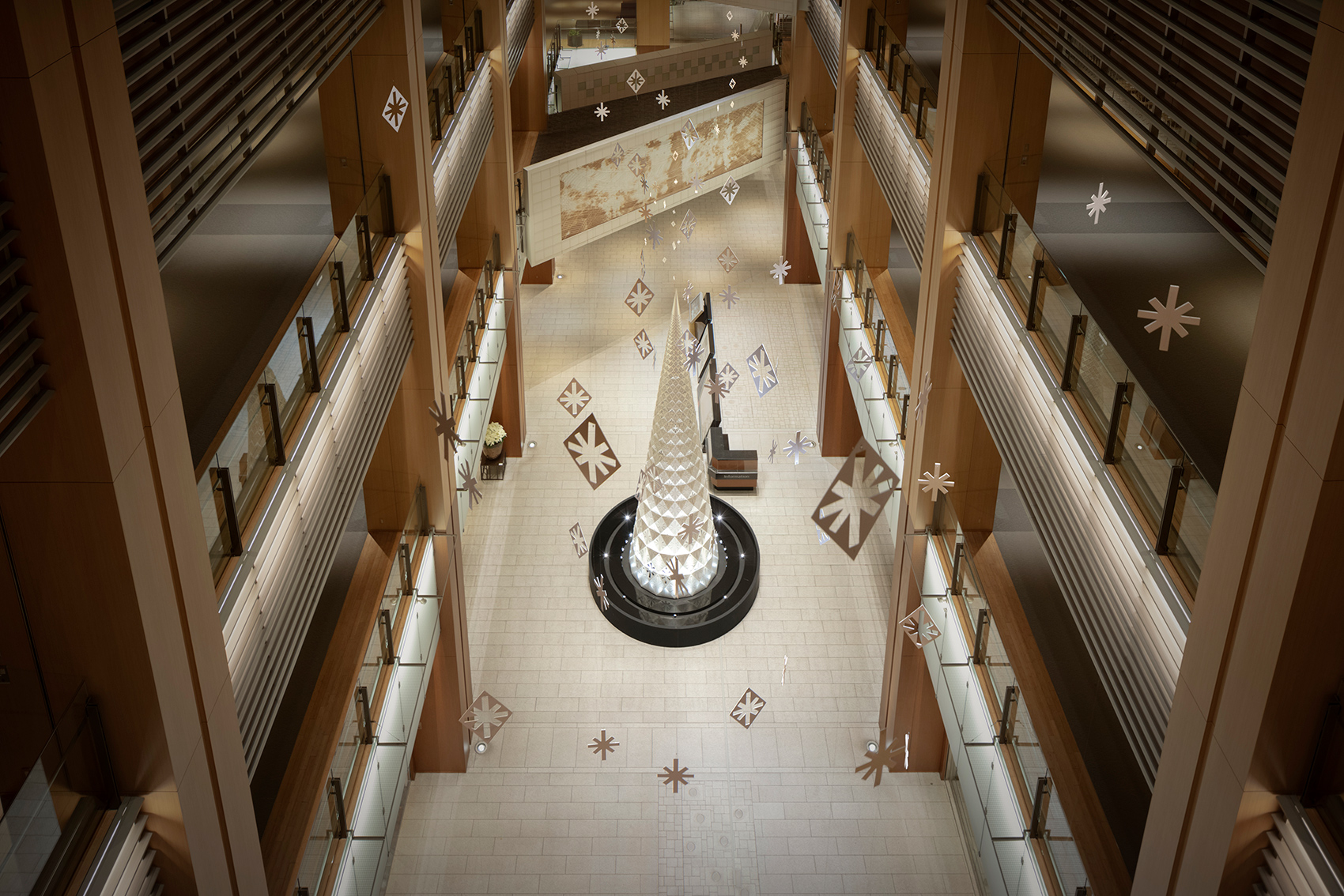 Tokyo Midtown Christmas tree by nendo - 谷德设计网