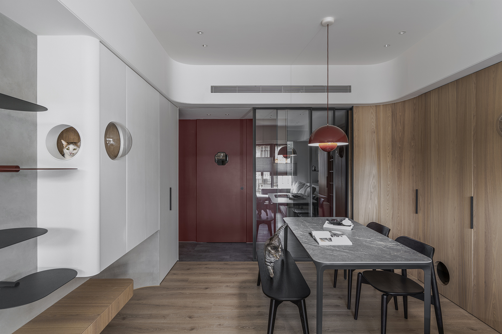 A Path Amongst Cats Residence By AODA InteriorDesign - 谷德设计网