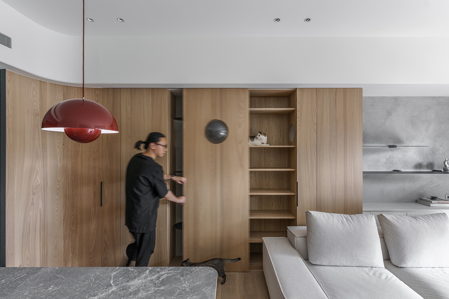 A Path Amongst Cats Residence By AODA InteriorDesign - 谷德设计网