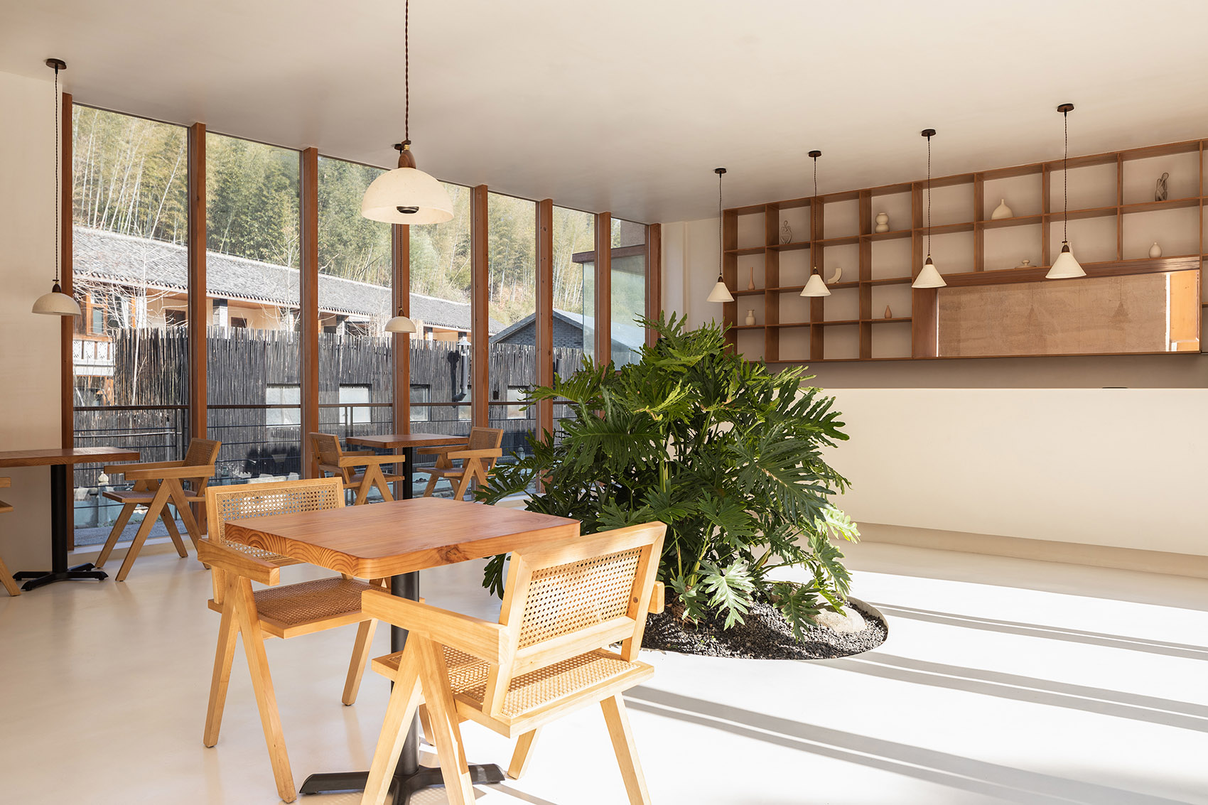 Riverside Restaurant adapted from the power station, Qixiakeng Village ...