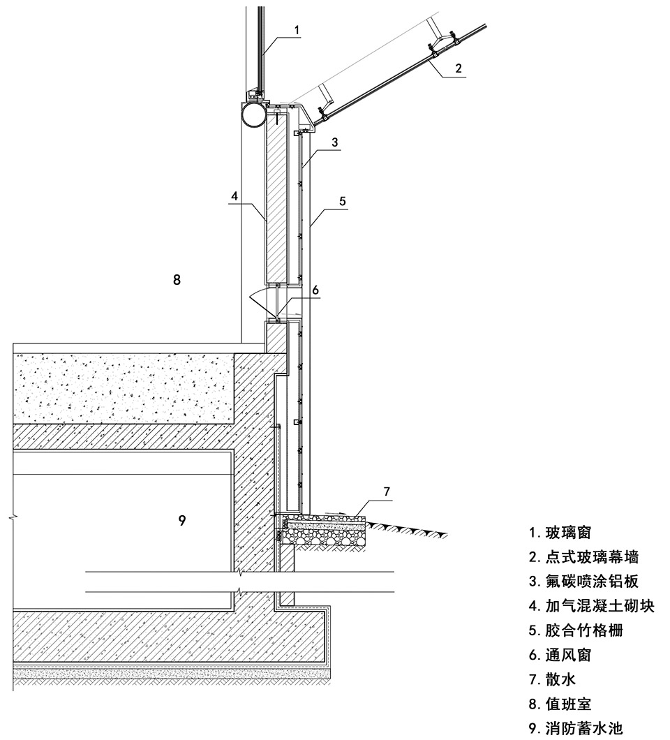 The fire lookout at the top of hill by Architectural and Engineers Co ...