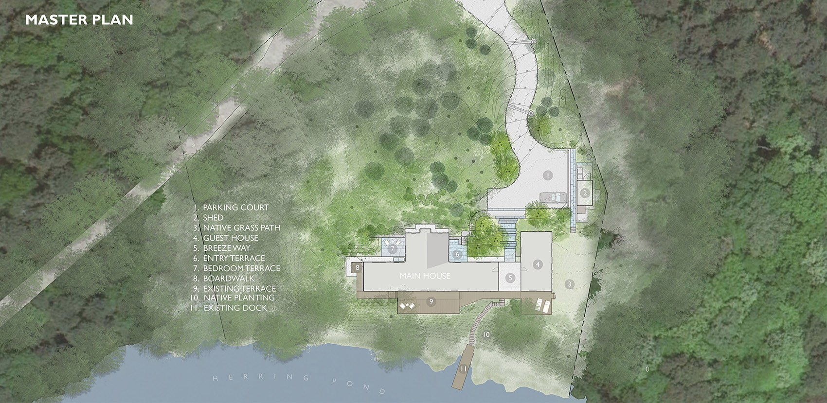 2021 ASLA RESIDENTIAL DESIGN AWARD OF HONOR: Pond House / LeBlanc Jones - 谷德设计网