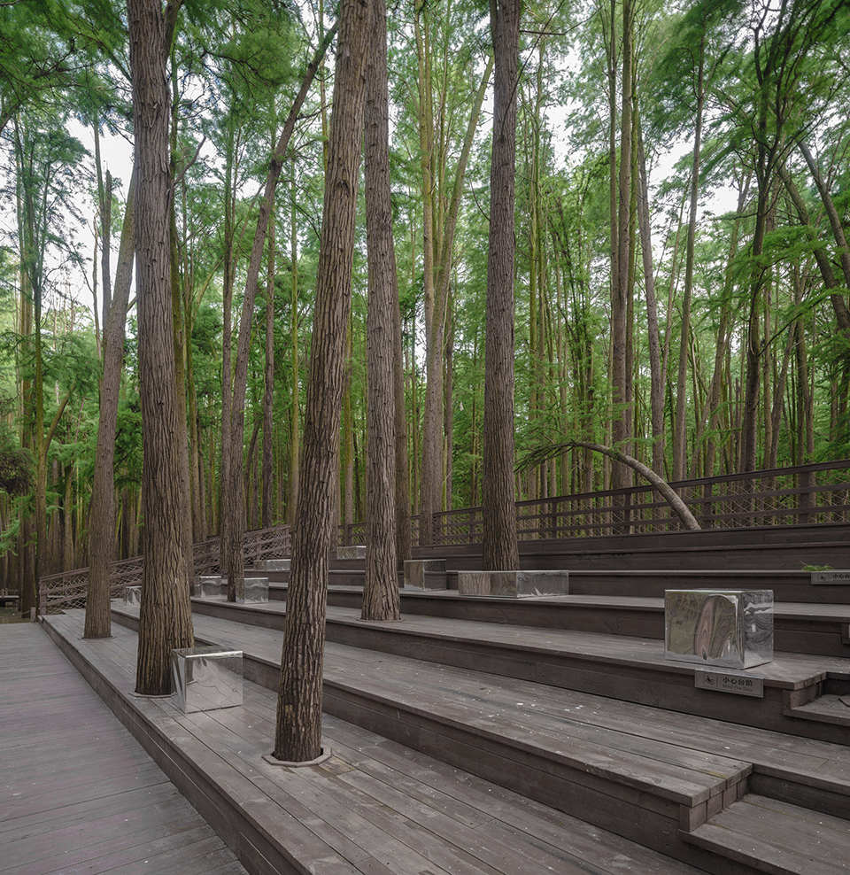 Temporary Pavilions in Aquatic Forest Park, China by Atelier Gegeben - 谷德设计网