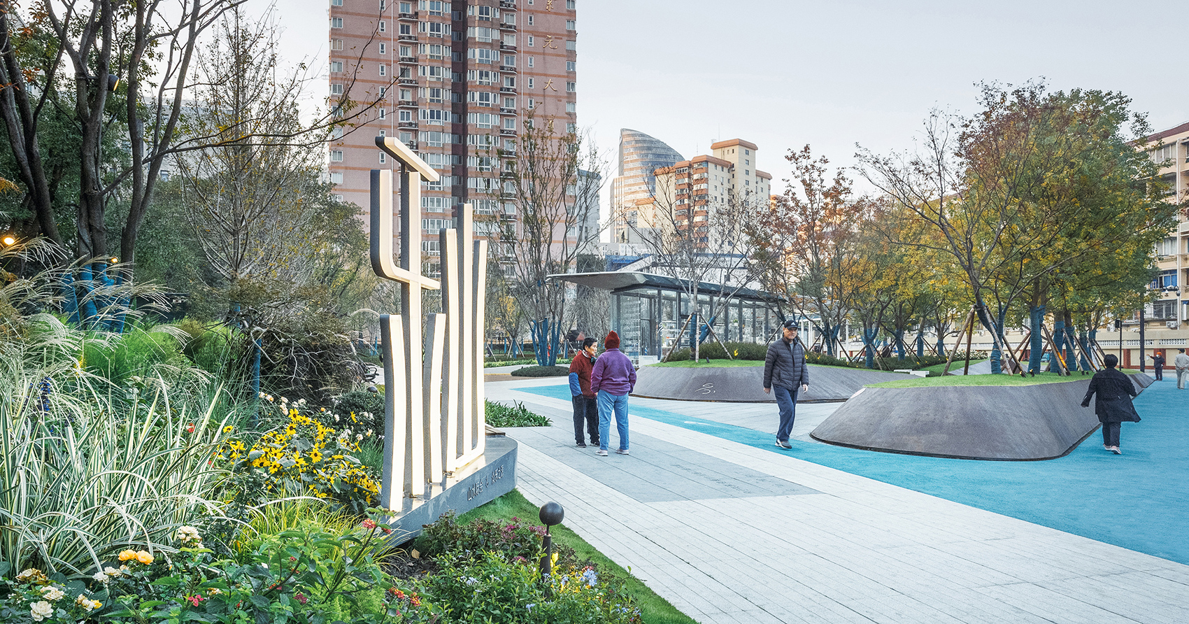 Leshan Pocket park, Shanghai by VIASCAPE design - 谷德设计网