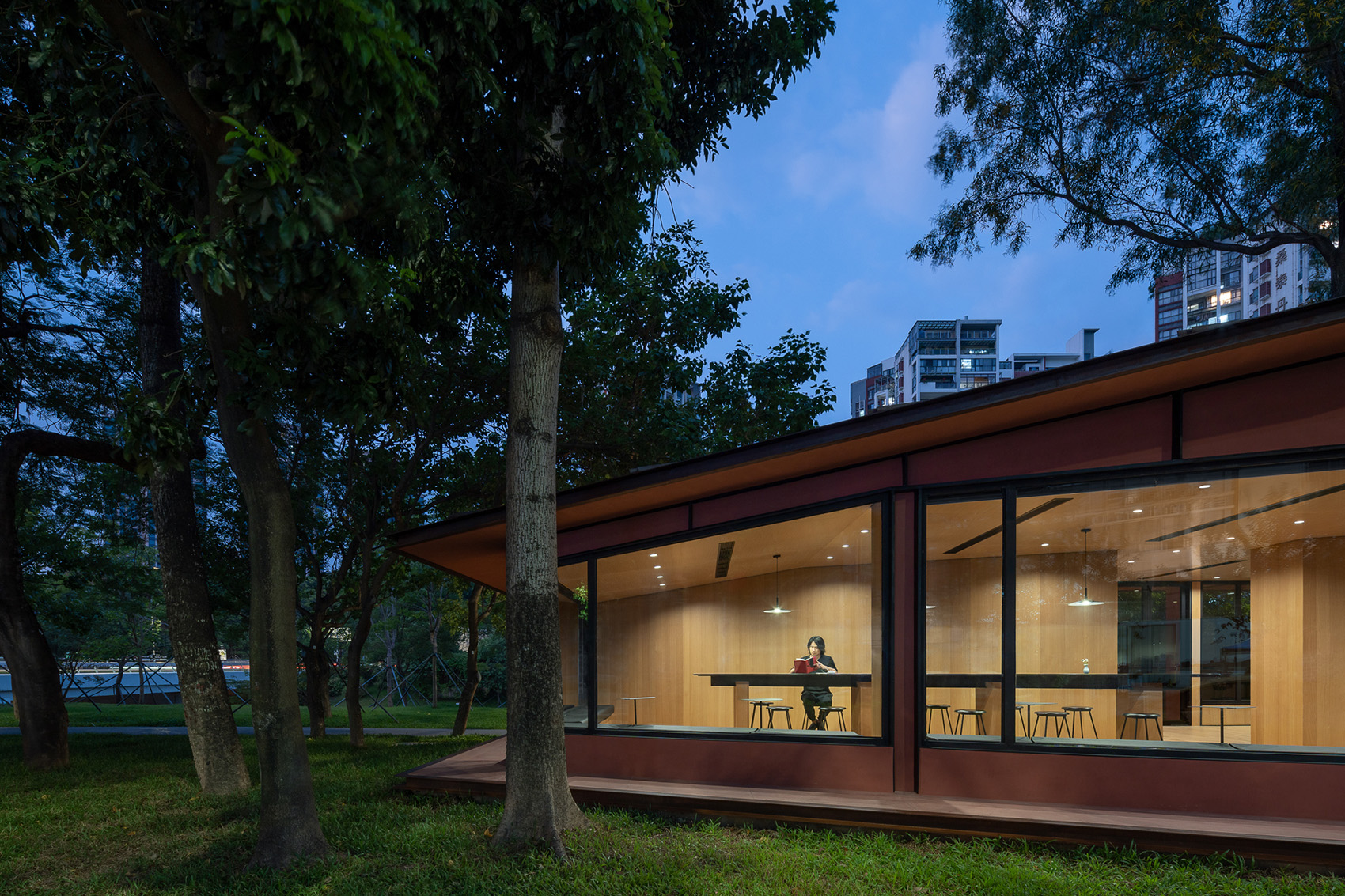 Dashahe Riverside Teahouse, China by THDL - 谷德设计网
