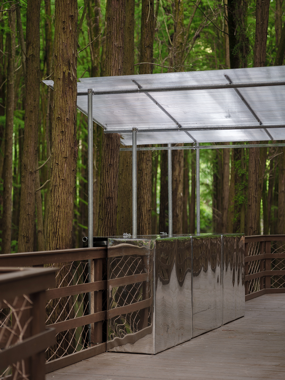 Temporary Pavilions in Aquatic Forest Park, China by Atelier Gegeben ...