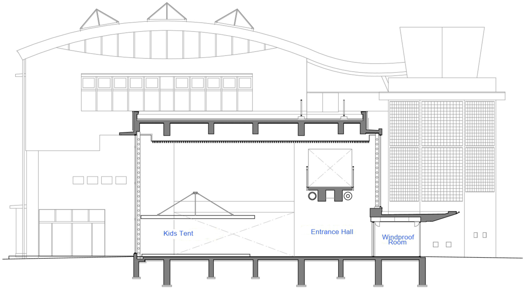 Ebina City Arima Library, Kadozawabashi Community Center by MIKAMI ...