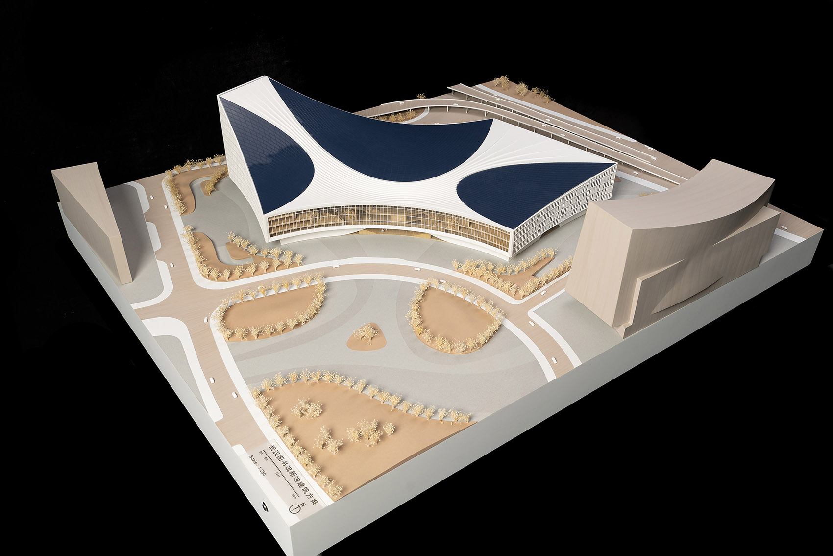 A canyon of books: MVRDV reveals winning design for Wuhan Library - 谷德设计网