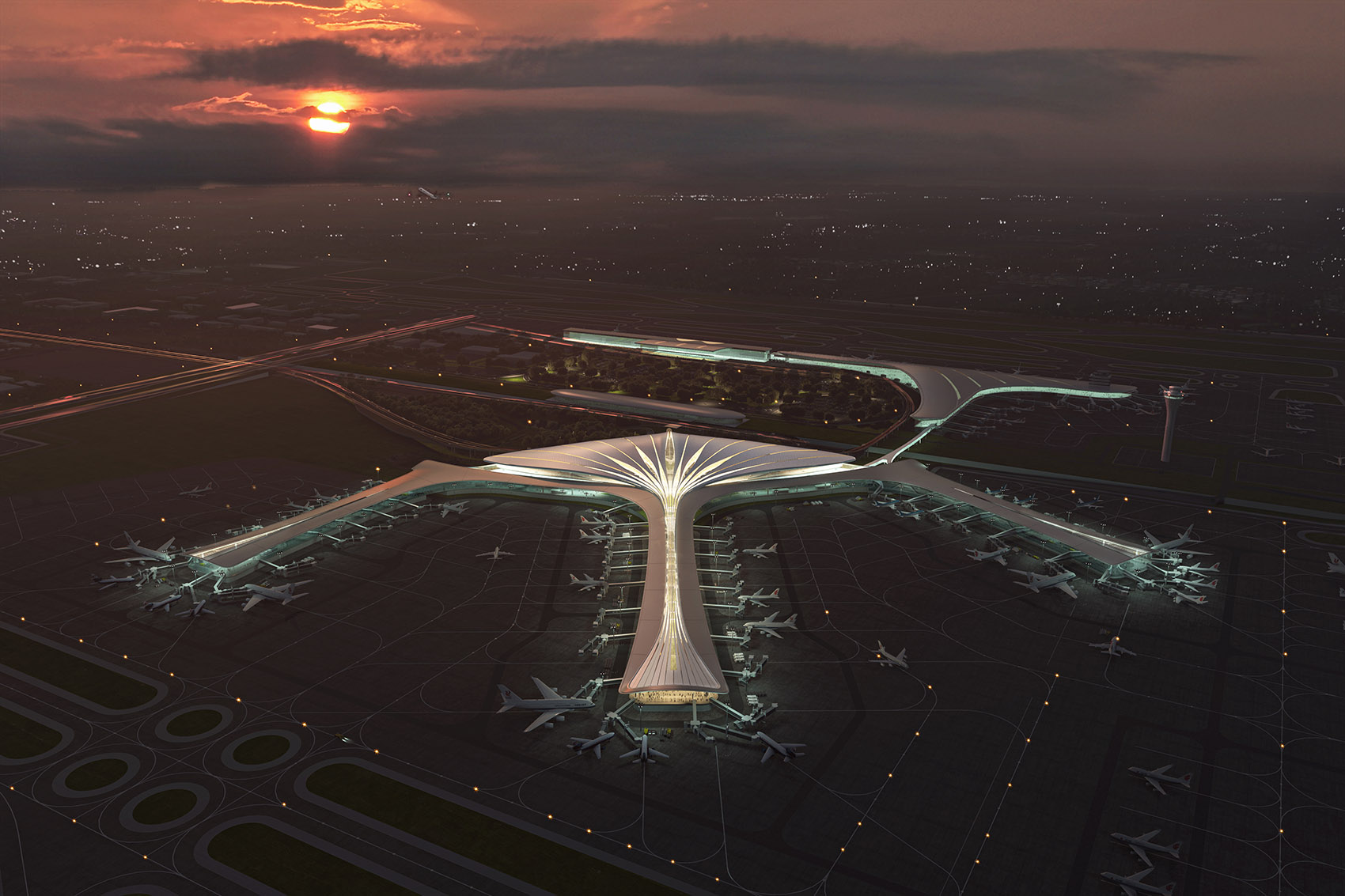 MAD reveals design for the new terminal of Changchun Airport - 谷德设计网
