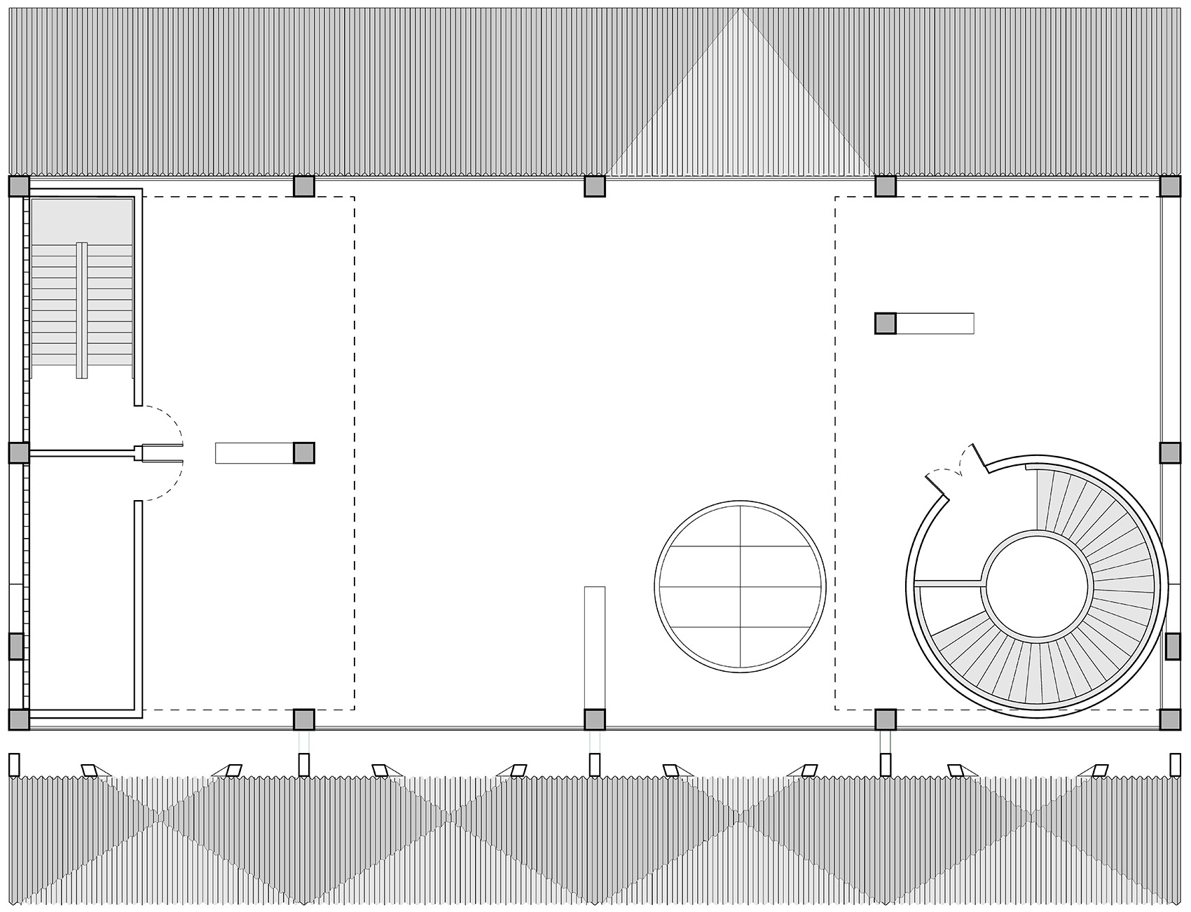Four-Roof Pavilion by Found Projects + Schneider Luescher - 谷德设计网