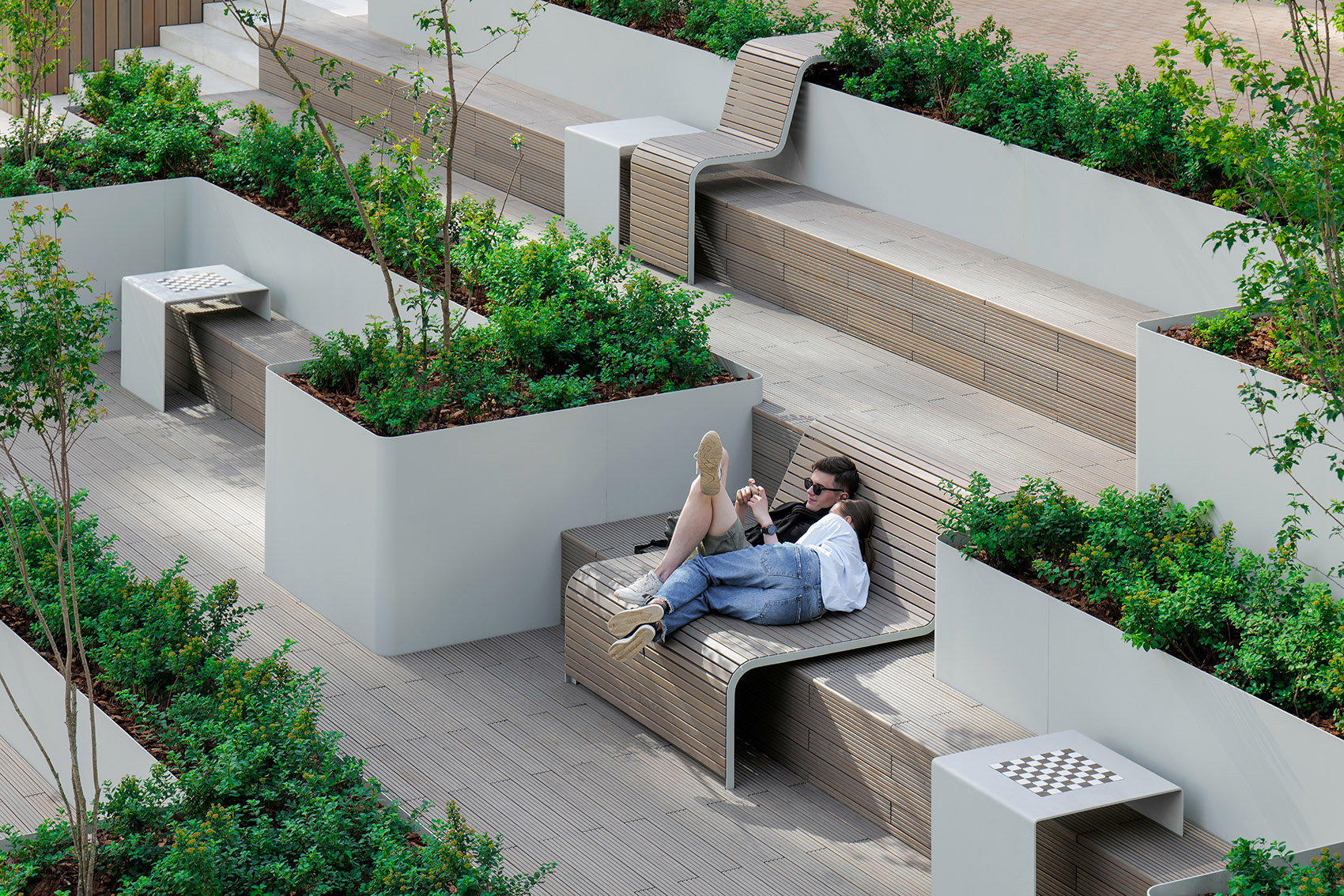 Public space in the Residential Complex by Basis architectural bureau ...