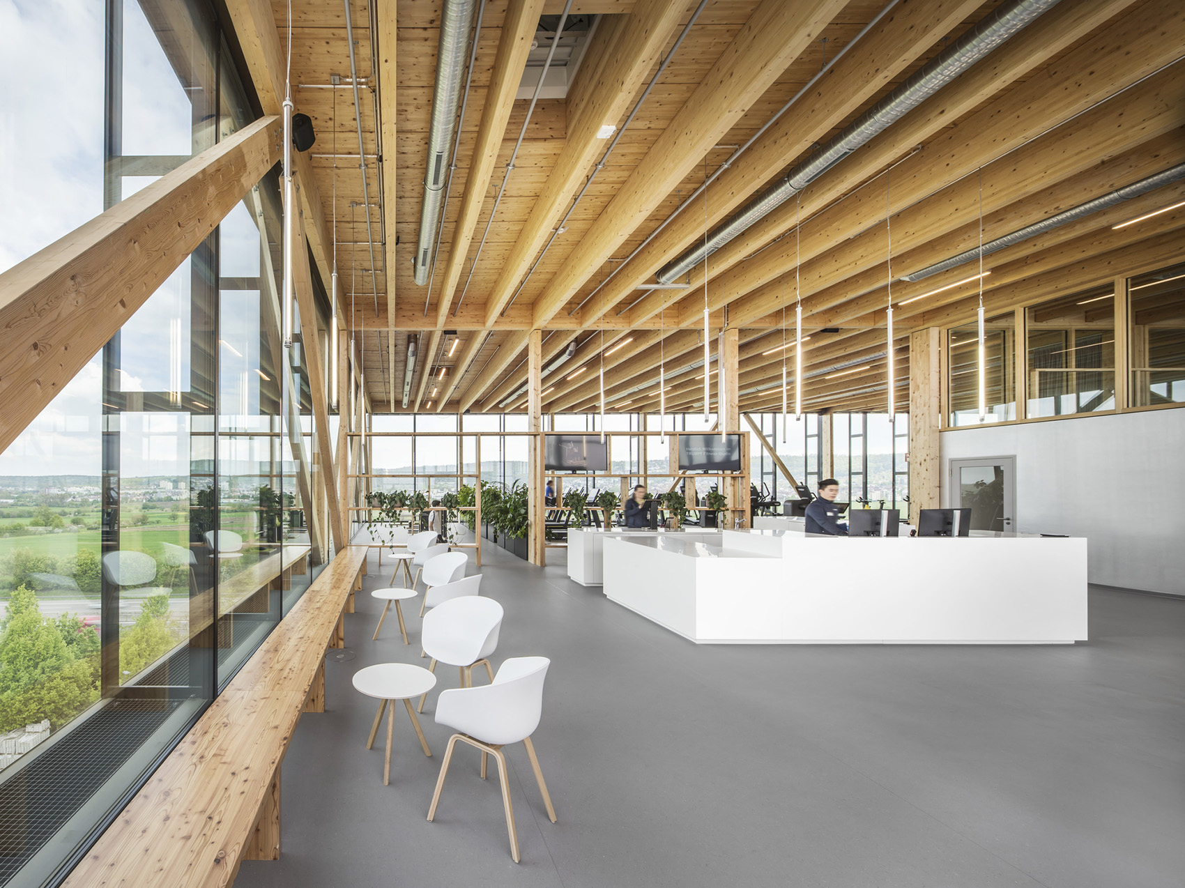 TRUMPF Fitness and Company Sports Center by Barkow Leibinger - 谷德设计网