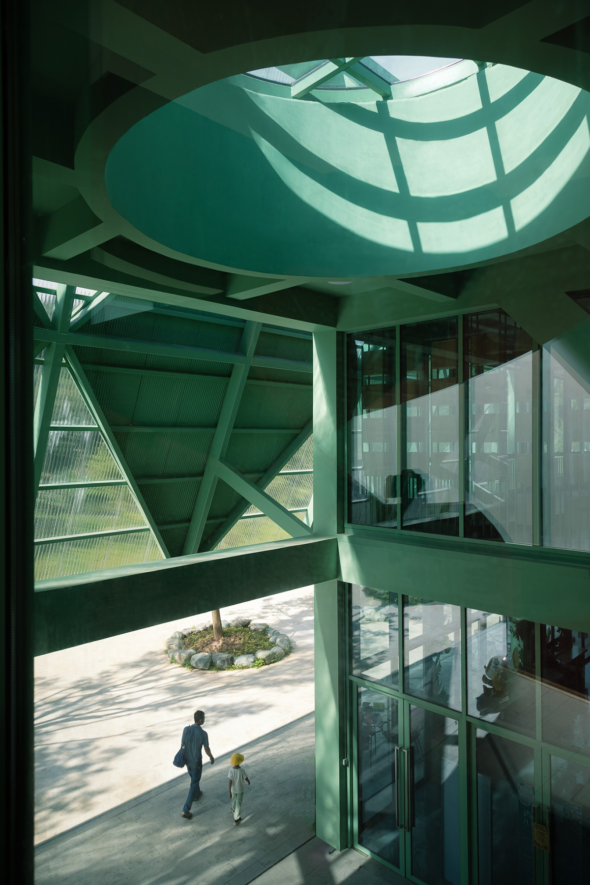 Four-Roof Pavilion by Found Projects + Schneider Luescher - 谷德设计网