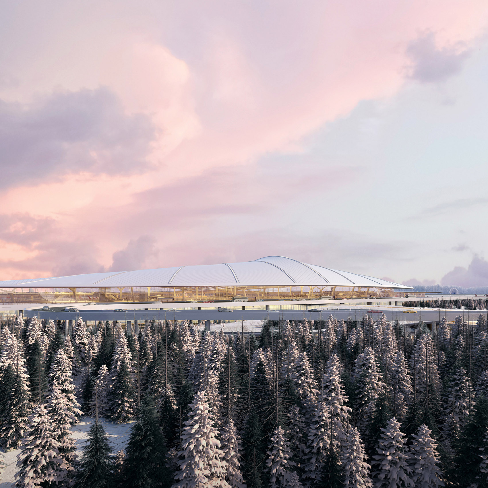 MAD reveals design for the new terminal of Changchun Airport - 谷德设计网