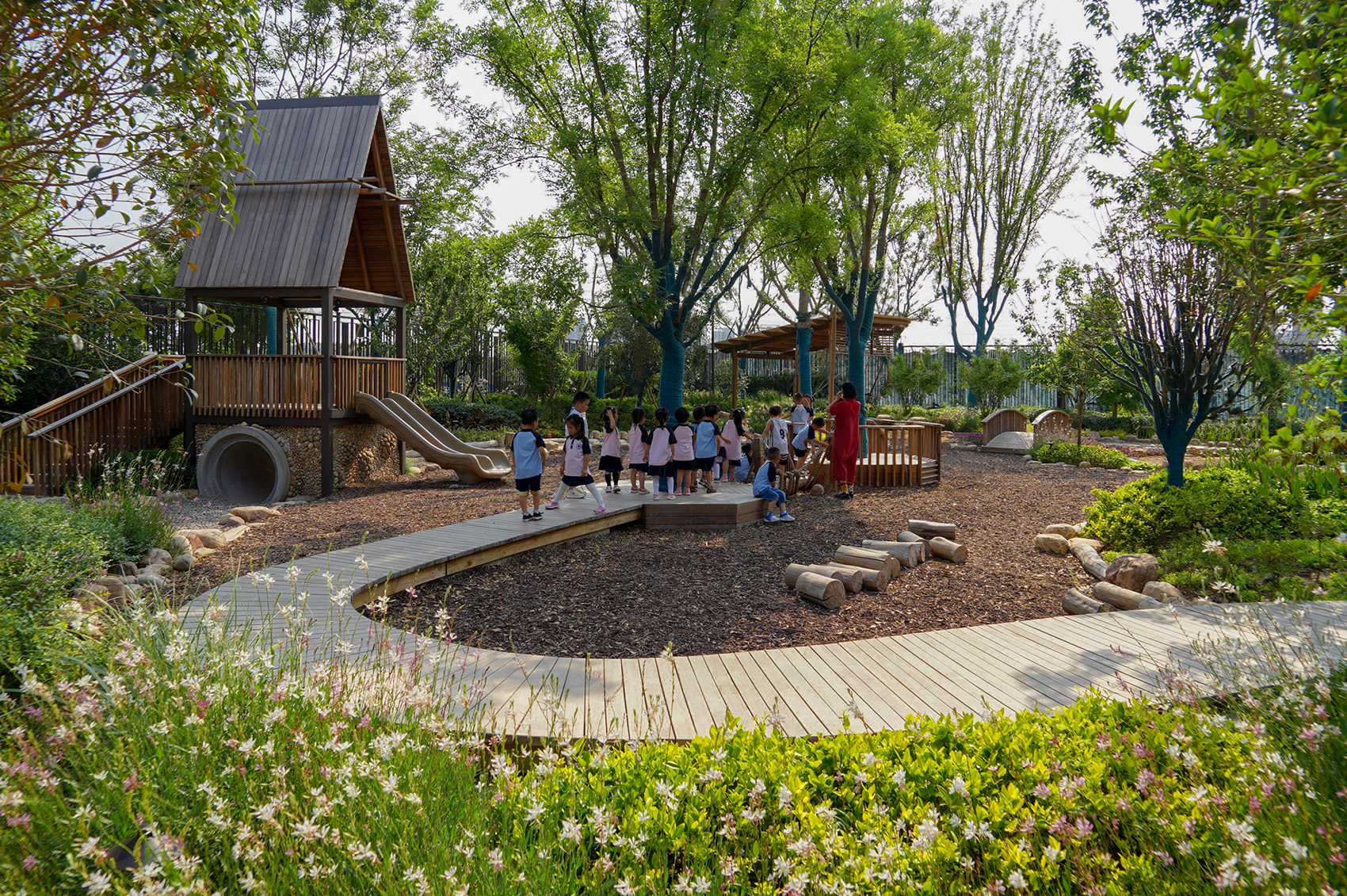 One Infinity Academy, Kindergarten by Horizon & Atmosphere Landscape ...