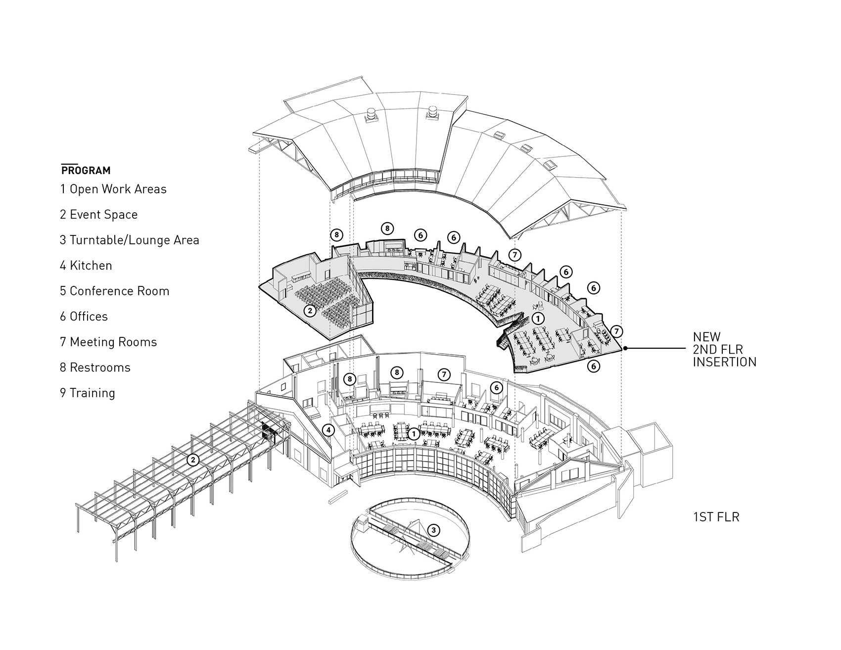 The Roundhouse at Hazelwood Green by GBBN - 谷德设计网