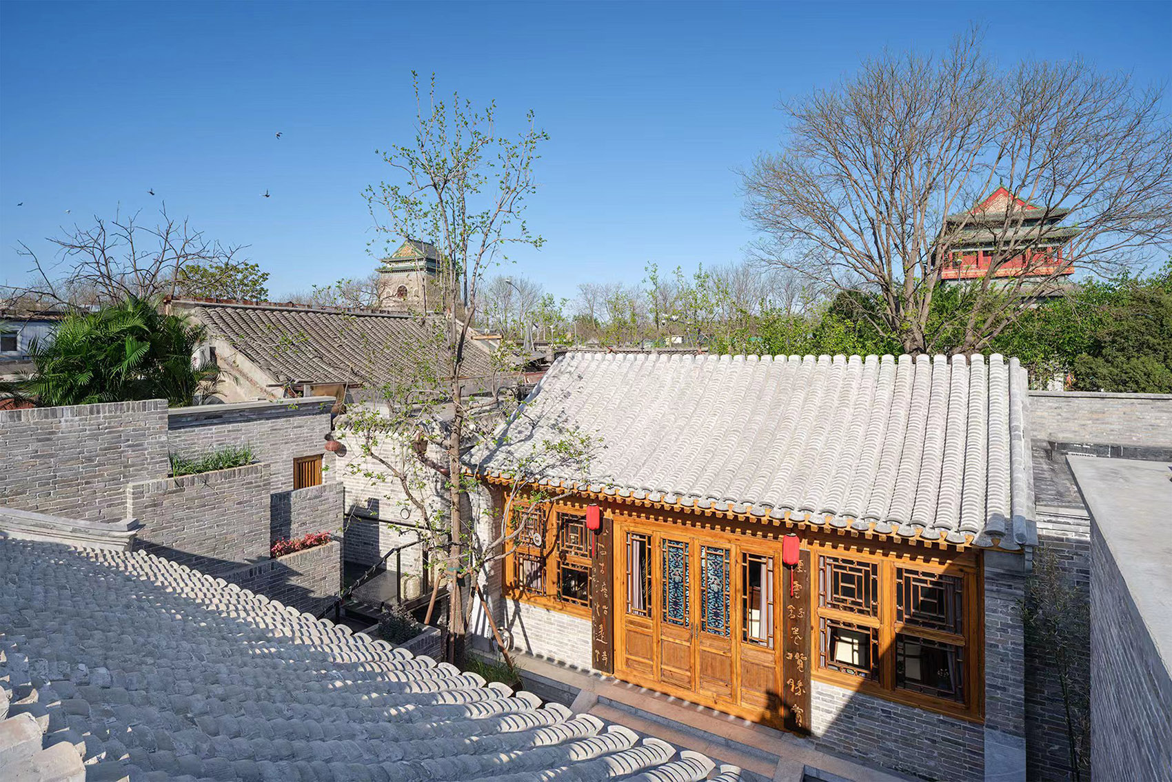 Courtyard renovation at No. 33 Gulou West Street in Beijing by United Design Architects - 谷德设计网
