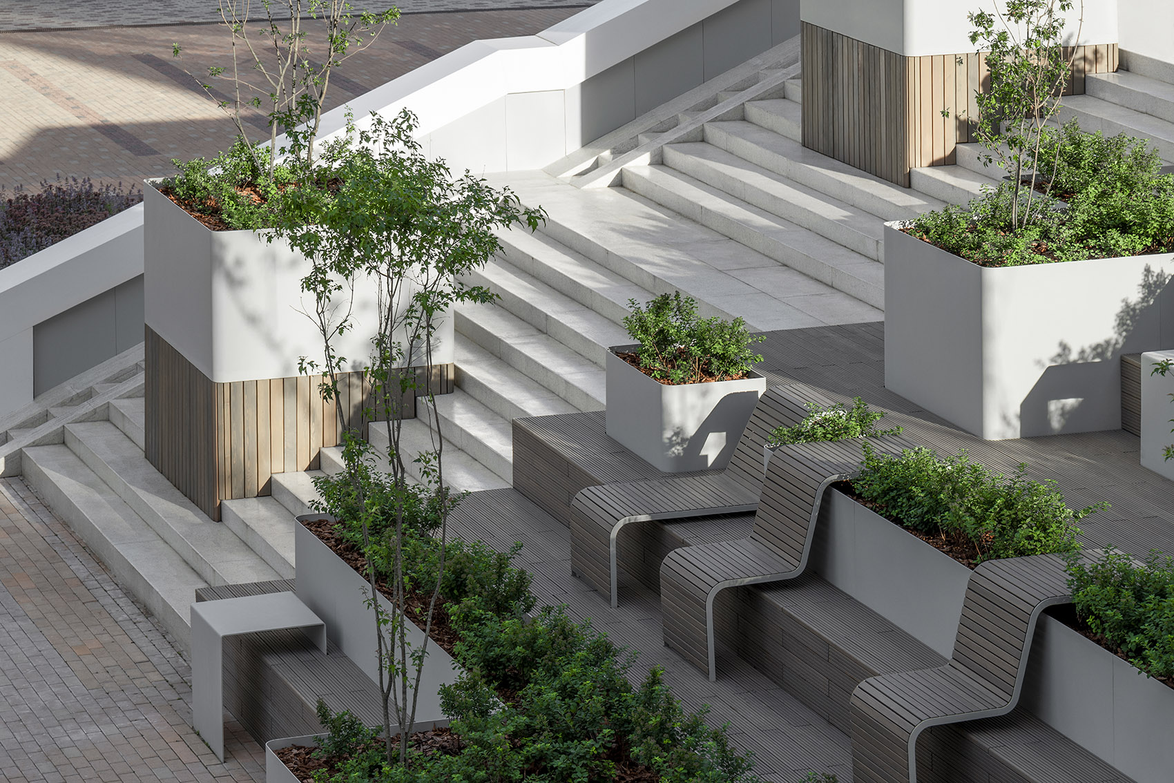 Public space in the Residential Complex by Basis architectural bureau ...