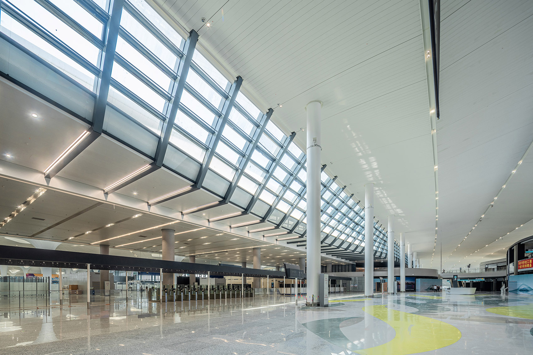 The third phase of the new terminal building and landside ...