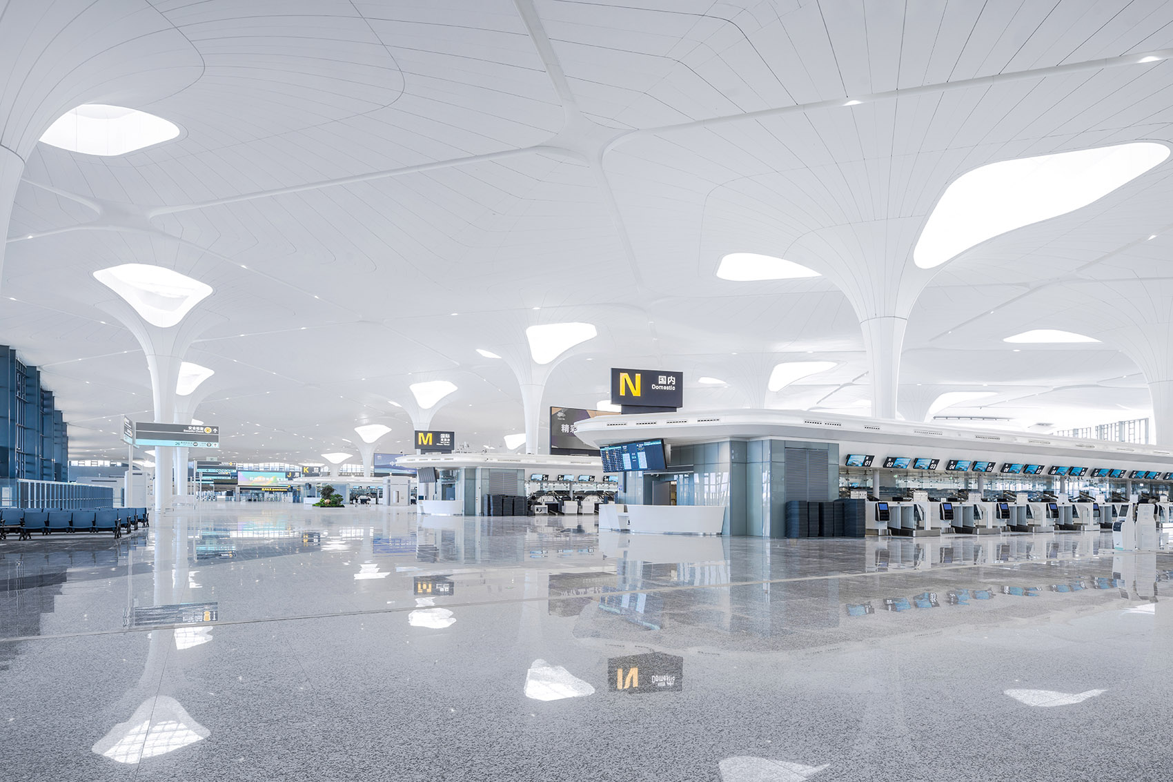 The third phase of the new terminal building and landside ...