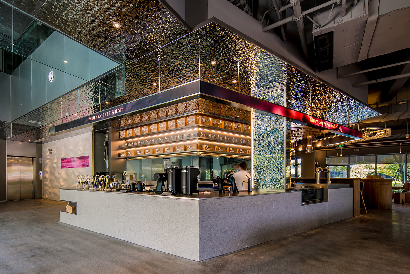 MULY Coffee Brand Store, Shanghai, China by QIHE DesignWorks - 谷德设计网