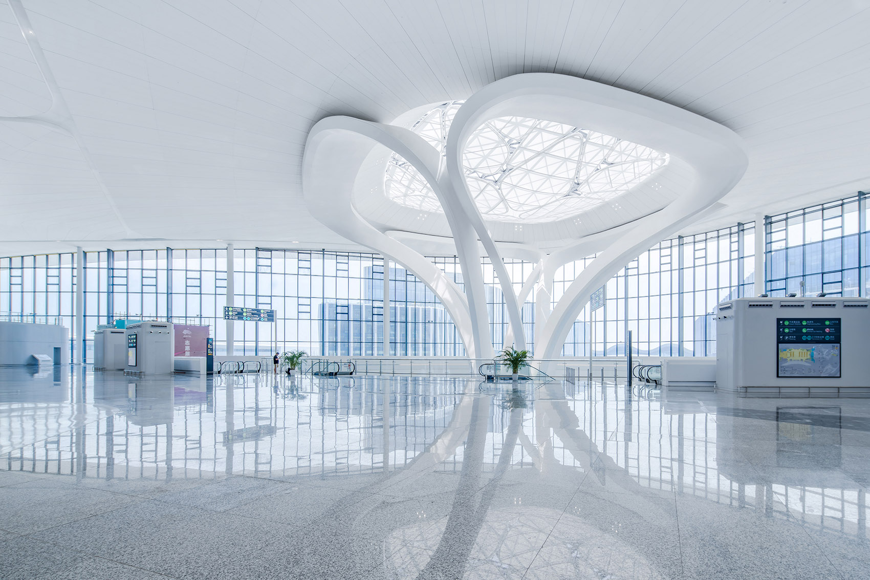 The third phase of the new terminal building and landside ...